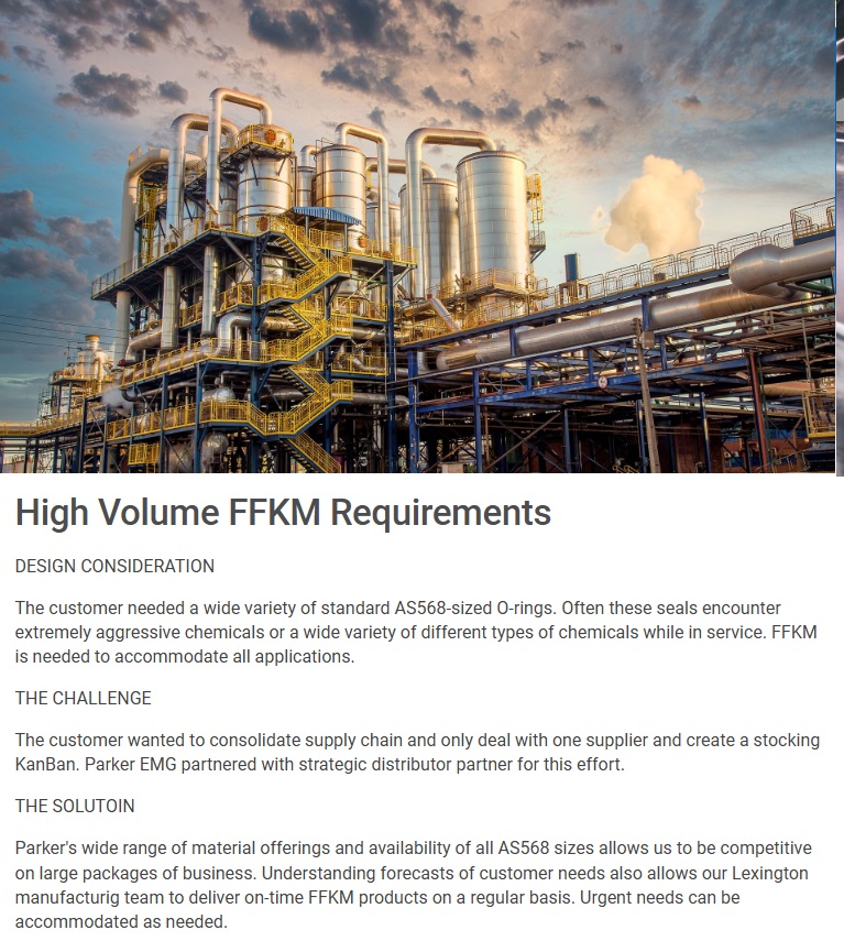 Parker FFKM Materials